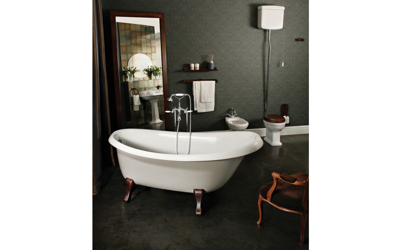 ᐈ 【Aquatica Nostalgia-Wht-Ash-Legs™ Freestanding Cast Stone Bathtub ...