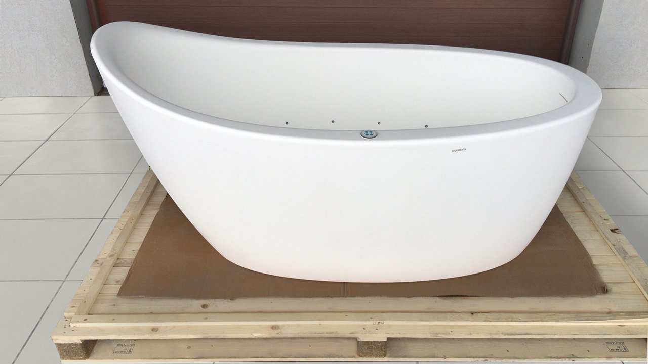 ᐈluxury 【aquatica Emmanuelle 2 Relax Solid Surface Air Massage Bathtub