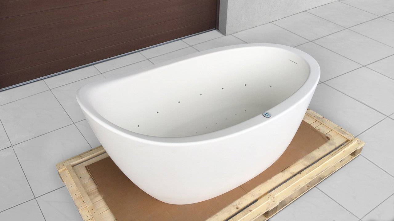 ᐈluxury 【aquatica Emmanuelle 2 Relax Solid Surface Air Massage Bathtub